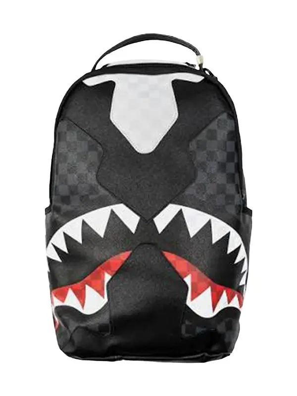 SPRAYGROUND Triple Decker Heir To The Throne Shark Backpack - Black