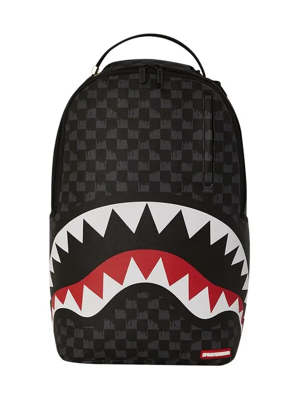 SPRAYGROUND Drip Check Shark Backpack - Black
