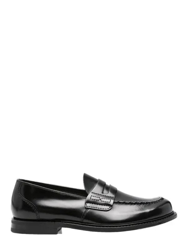 Church's Leather Loafers - Black