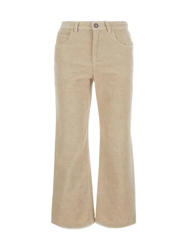 Isabel Marant Étoile Cotton And Blend Trousers - Multicolor