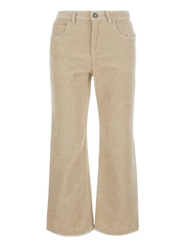Isabel Marant Étoile Cotton And Blend Trousers - Multicolor
