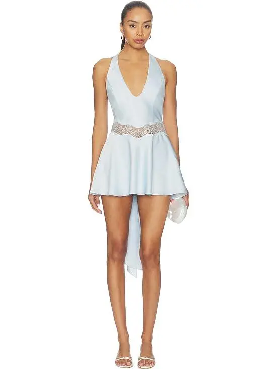 LOVERS AND FRIENDS Melinda Mini Dress - Ice Blue