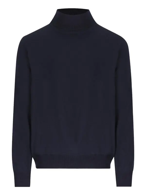 Tagliatore Long-sleeve High-neck Top - Black