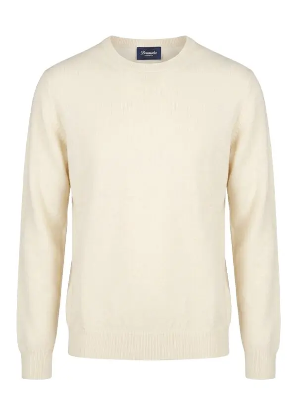 DRUMOHR Crew Neck Sweater - Latte