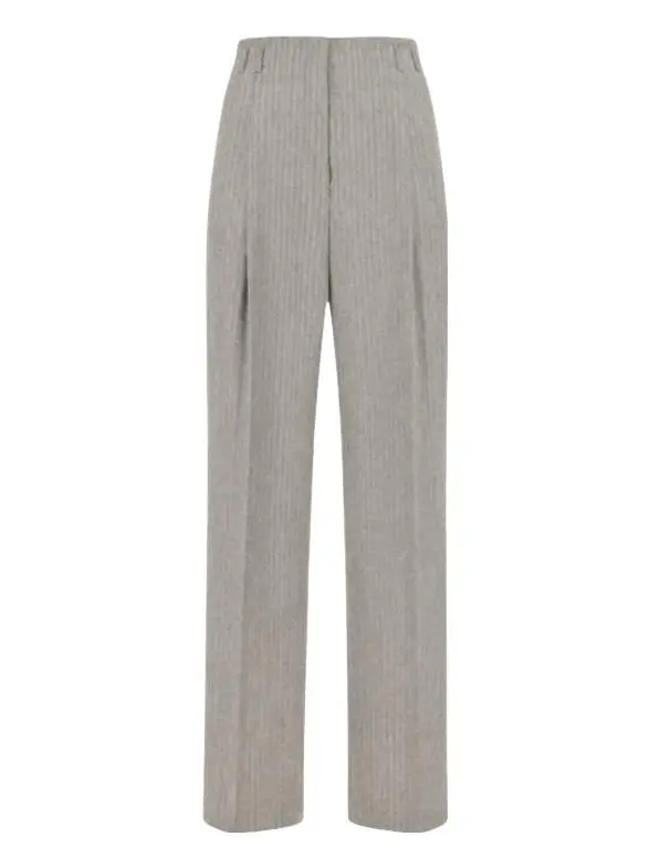 Alberta Ferretti Tailored Trousers - Gray