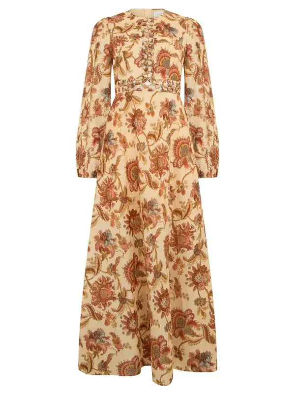 Zimmermann Floral Print Maxi Dress - Multi-color
