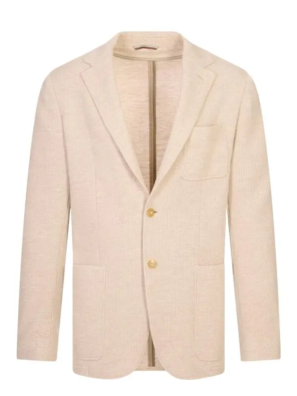 Canali Textured Single-breasted Blazer - No