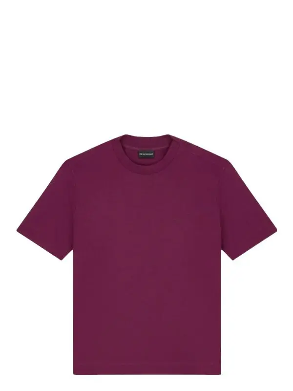 Emporio Armani Short-sleeved T-shirt - Purple-red