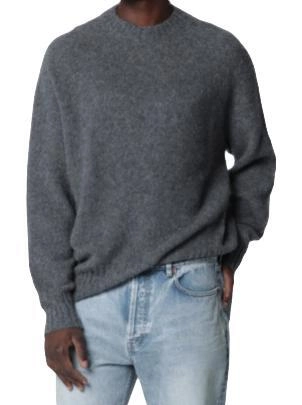 TOM FORD Seamless Brushed Crewneck Sweater - Grey