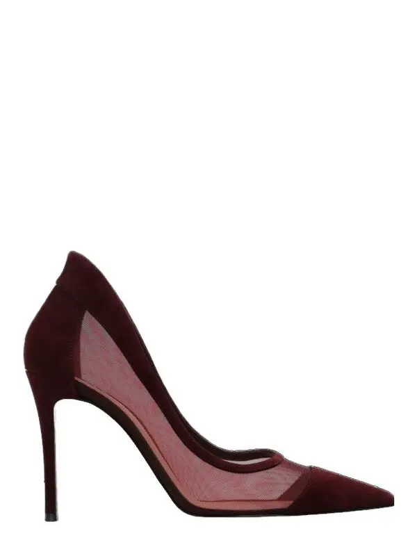 GIANVITO ROSSI Pointed Toe Mesh Pumps - No