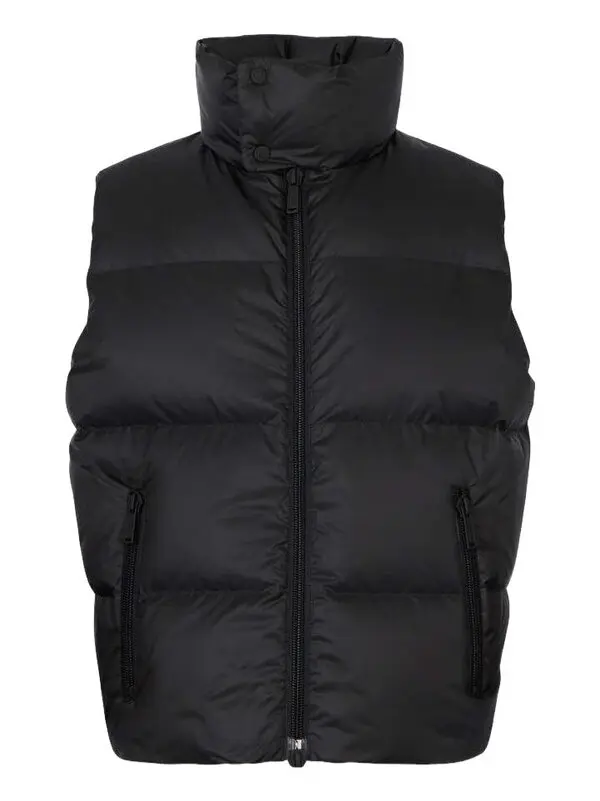 Dsquared2 Padded High Neck Vest - Black