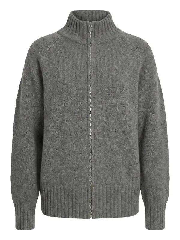 Malo Zip Raglan Bomber In Luxury Cashmere - No