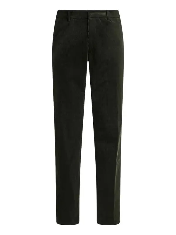Etro Stretch Cotton Corduroy Trousers - Green