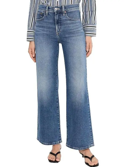 Madewell The Wide Leg Jeans - Blue