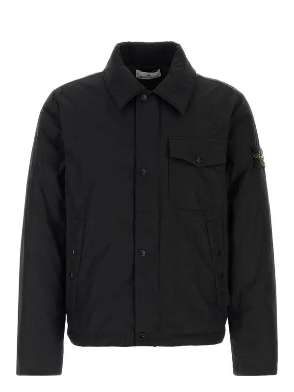Stone Island Down Jacket - Black