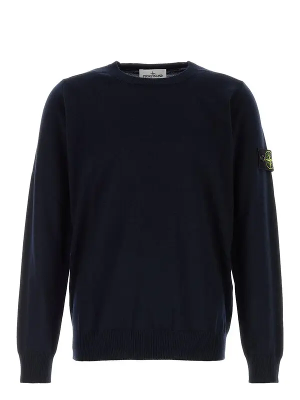 Stone Island Midnight Wool Sweater - Blue