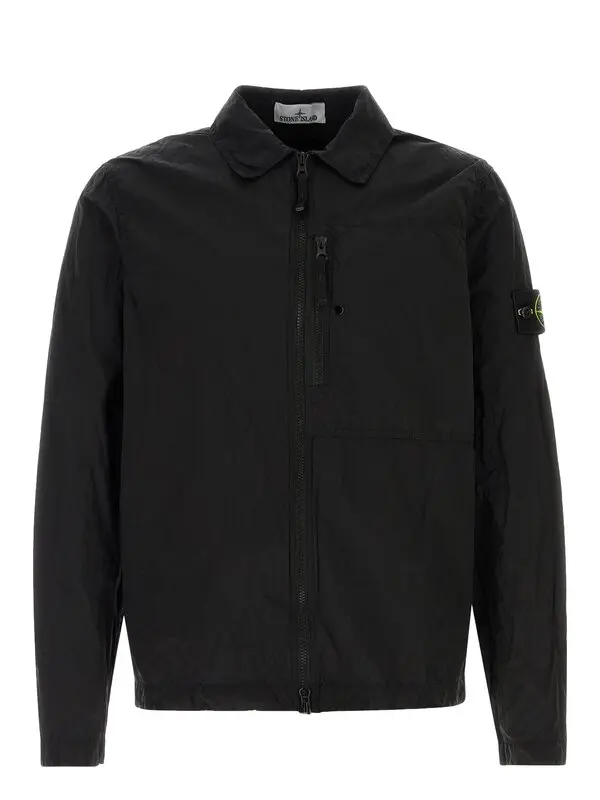 Stone Island Nylon Shirt - Black
