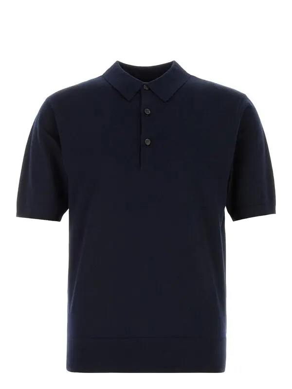Dries Van Noten Navy Wool Murice Solo Shirt - Blue