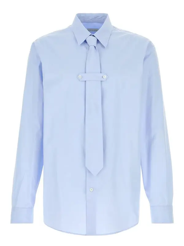 Dries Van Noten Light Cilian Poplin Shirt - Blue