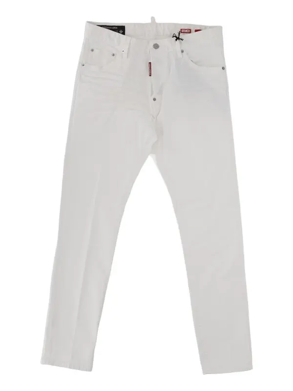 Dsquared2 Cotton Blend Jeans - White
