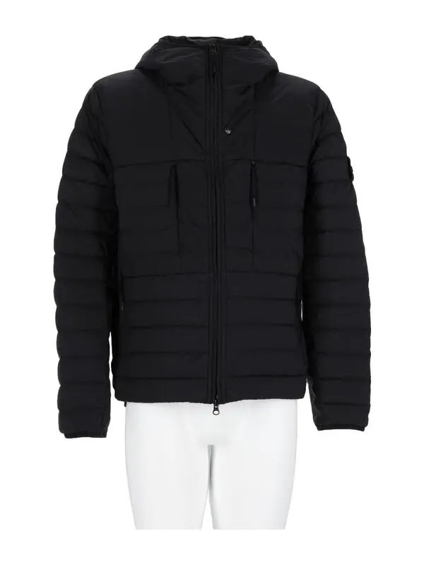 Stone Island Hooded Jacket - Black
