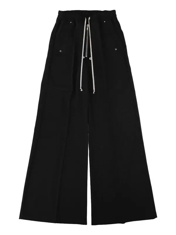 Rick Owens Wide Leg Trousers - Black
