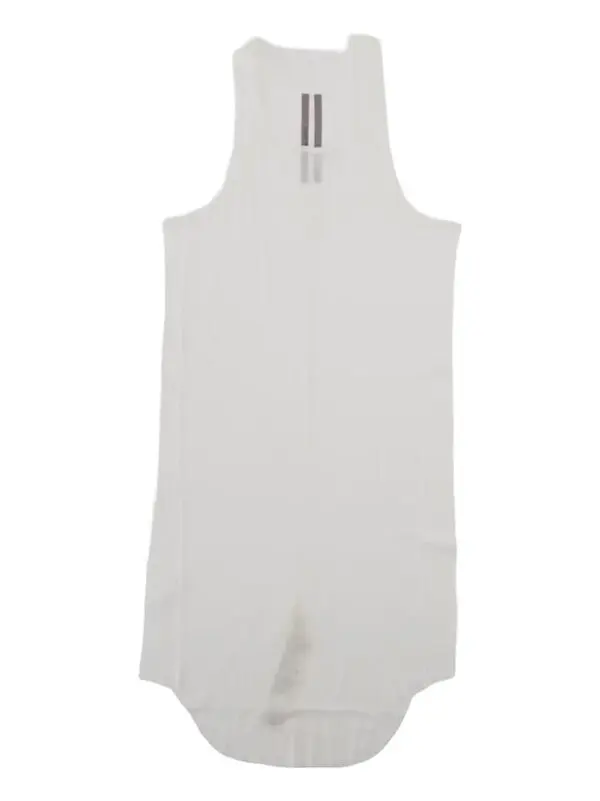 Rick Owens Tank Top Basic Rib Tank - White