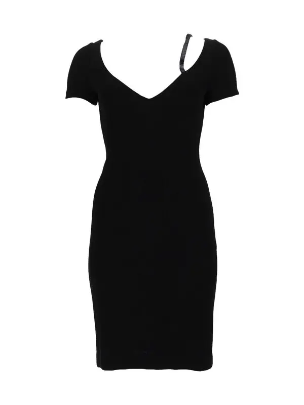 Dsquared2 Midi Dress In Viscose - Black