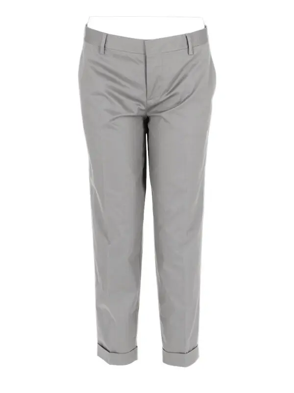 Dsquared2 Cotton Blend Trousers - Gray