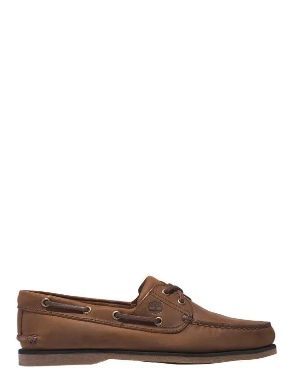 Timberland Round Toe Lace Up Casual Shoes - Brown