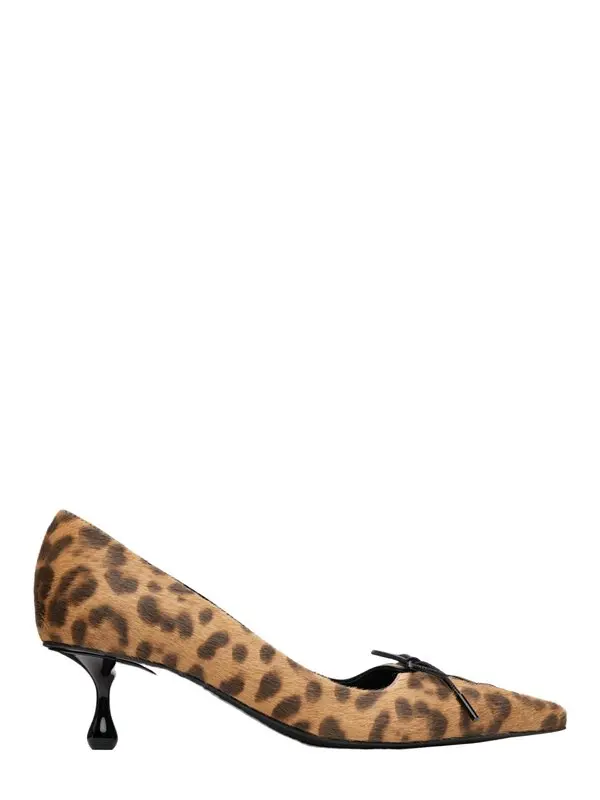 JIMMY CHOO Scarlett 50 Kitten Heel Pumps - Natural