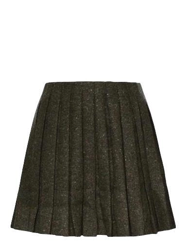 Dior Pleated Mini Skirt With Sequin Embroidery - No