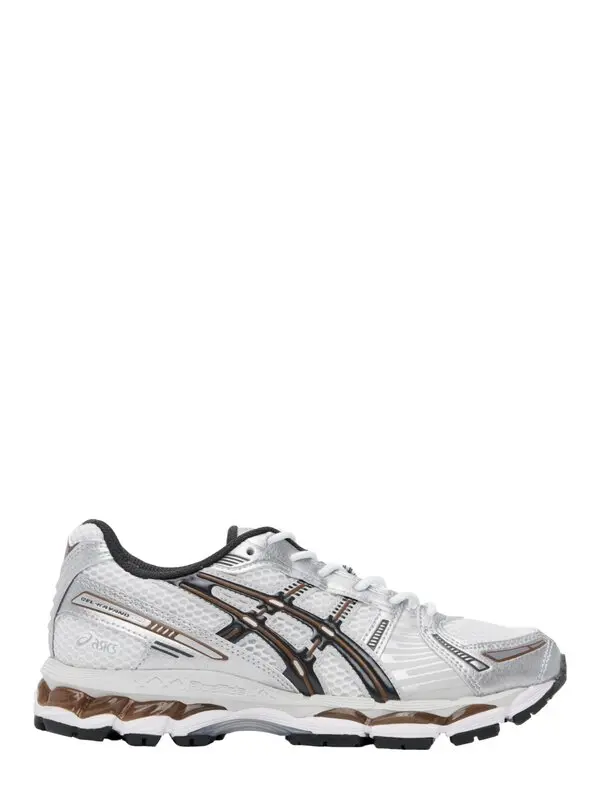 Asics Mesh Panel Running Sneakers - White/graphite Grey