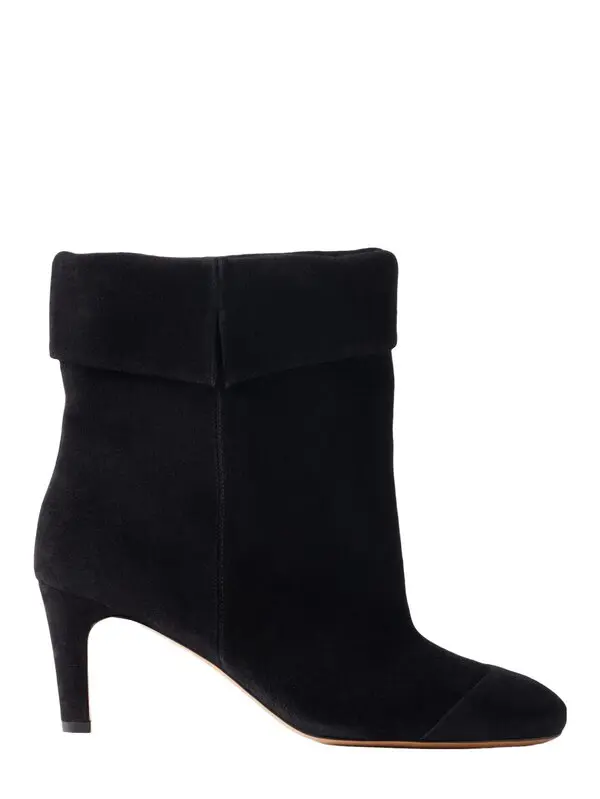 Isabel Marant Étoile Eldra Suede Ankle Boots - Black