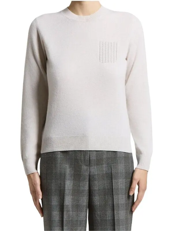 Peserico Textured Pocket Crewneck Jumper - No