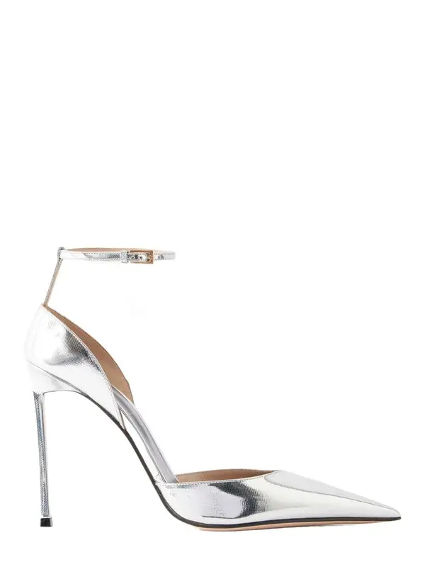 TOM FORD 105 Patent-leather Pumps - Silver