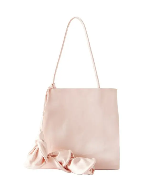 Magda Butrym Julia Satin Tote - Pink