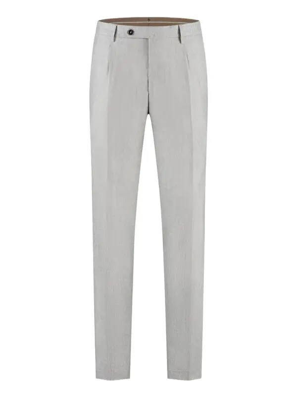 BERWICH Pleated Casual Trousers - Lt Beige