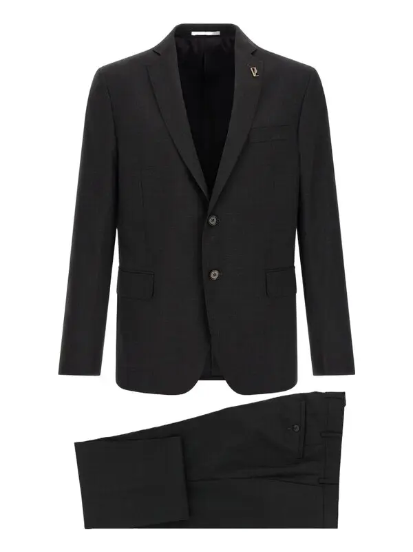Pal Zileri Single-breasted Wool Suit - Grey