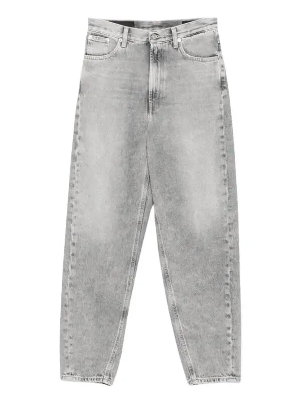 DONDUP Bessie Logo Patch Jeans - Gray