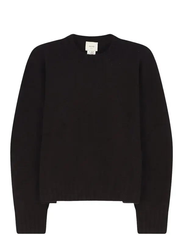 ALYSI Long-sleeved Sweater - Black