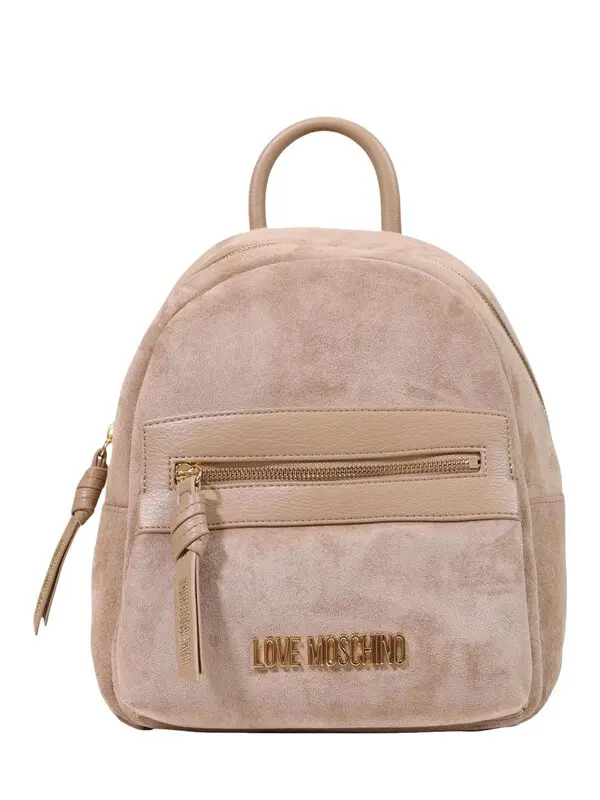 Moschino Top Handle Backpack - Nude