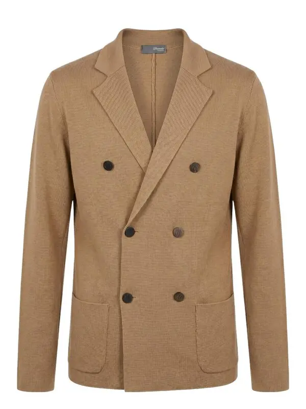 DRUMOHR Long Sleeve Blazer - Brown