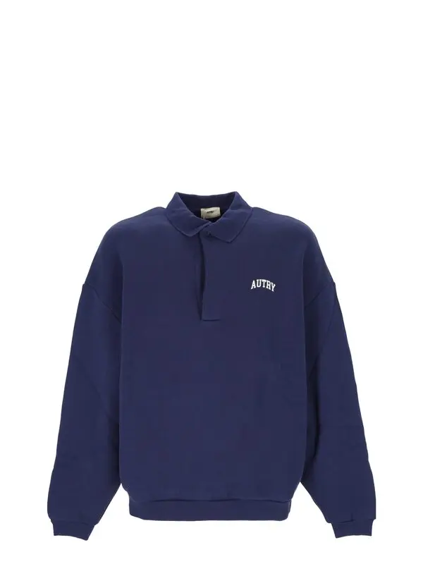 AUTRY Main Logo Polo Sweatshirt - No