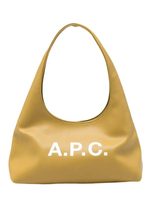 A.p.c. Baby Ninon Logo Shoulder Bag - Yellow