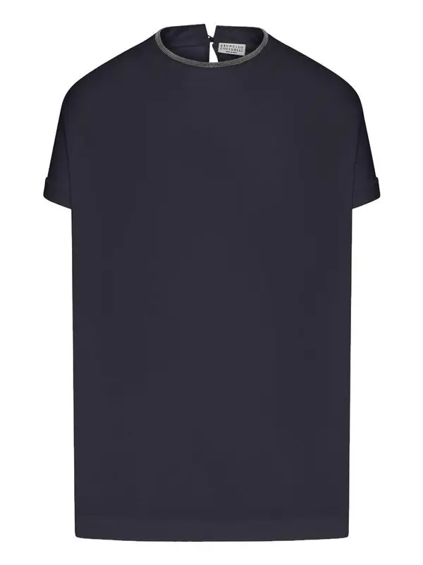 Brunello Cucinelli Cotton Elastane T-shirt - Multicolor