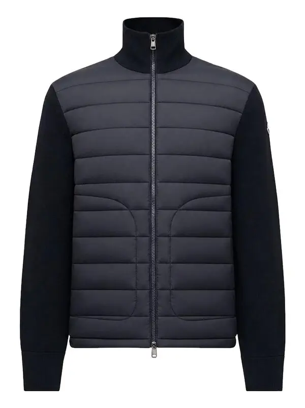 Moncler Padded Zip-up Cardigan - Blue