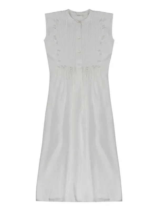 P.a.r.o.s.h Silk Dress - White