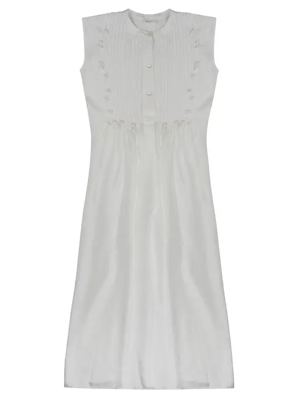 P.a.r.o.s.h Silk Dress - White
