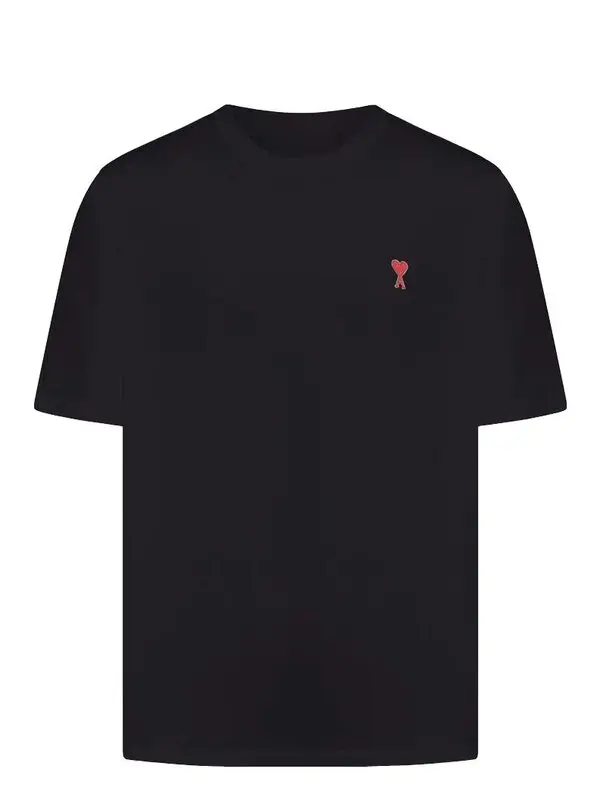 AMI Paris De Couer T-shirt - Black